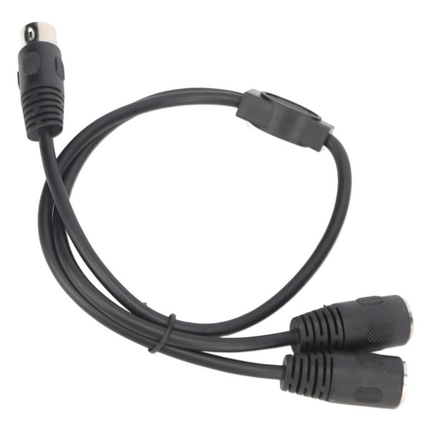 6 Pin DIN Extension Cable, Versatile 1.6ft Rugged Connector Housing 6 ...