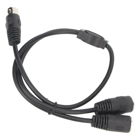 6 Pin DIN Extension Cable, Versatile 1.6ft Rugged Connector Housing 6 ...