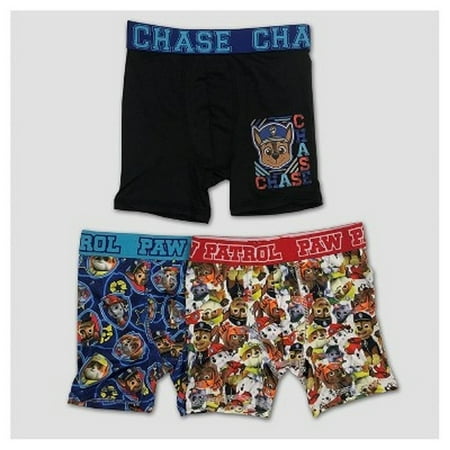 PAW Patrol - PAW Patrol, Boys Underwear, 3 Pack Athletic Boxer Briefs ...