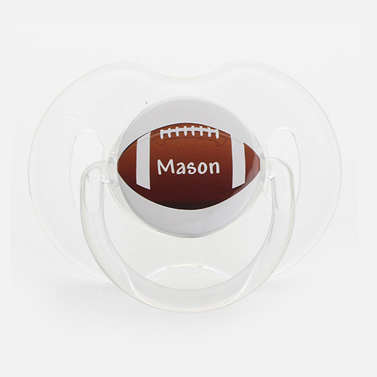 Personalized Name Boys Football Pacifier - Walmart.com