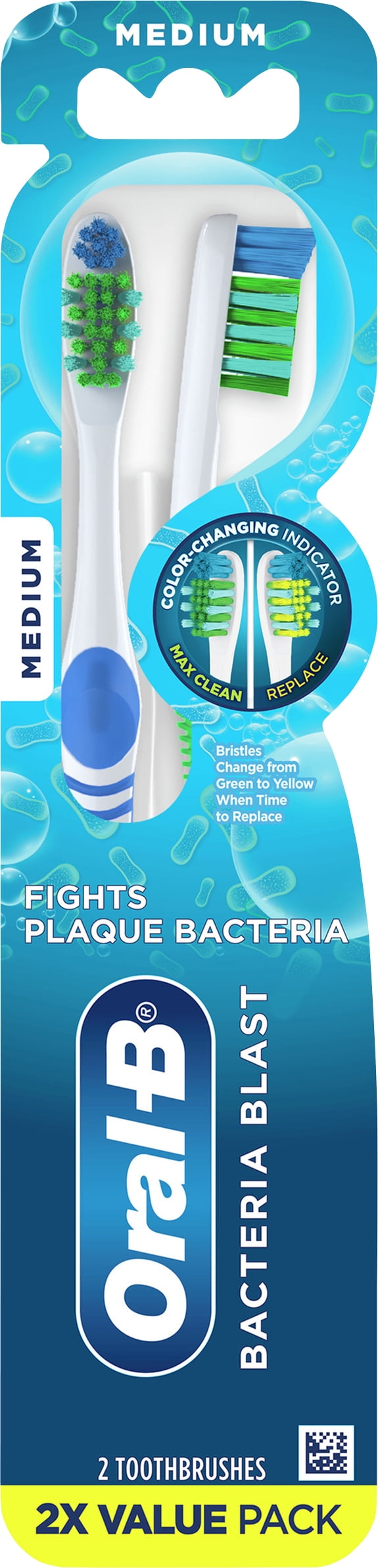 Oral-B Complete Deep Clean Toothbrushes, Medium, 2 Count - Walmart.com