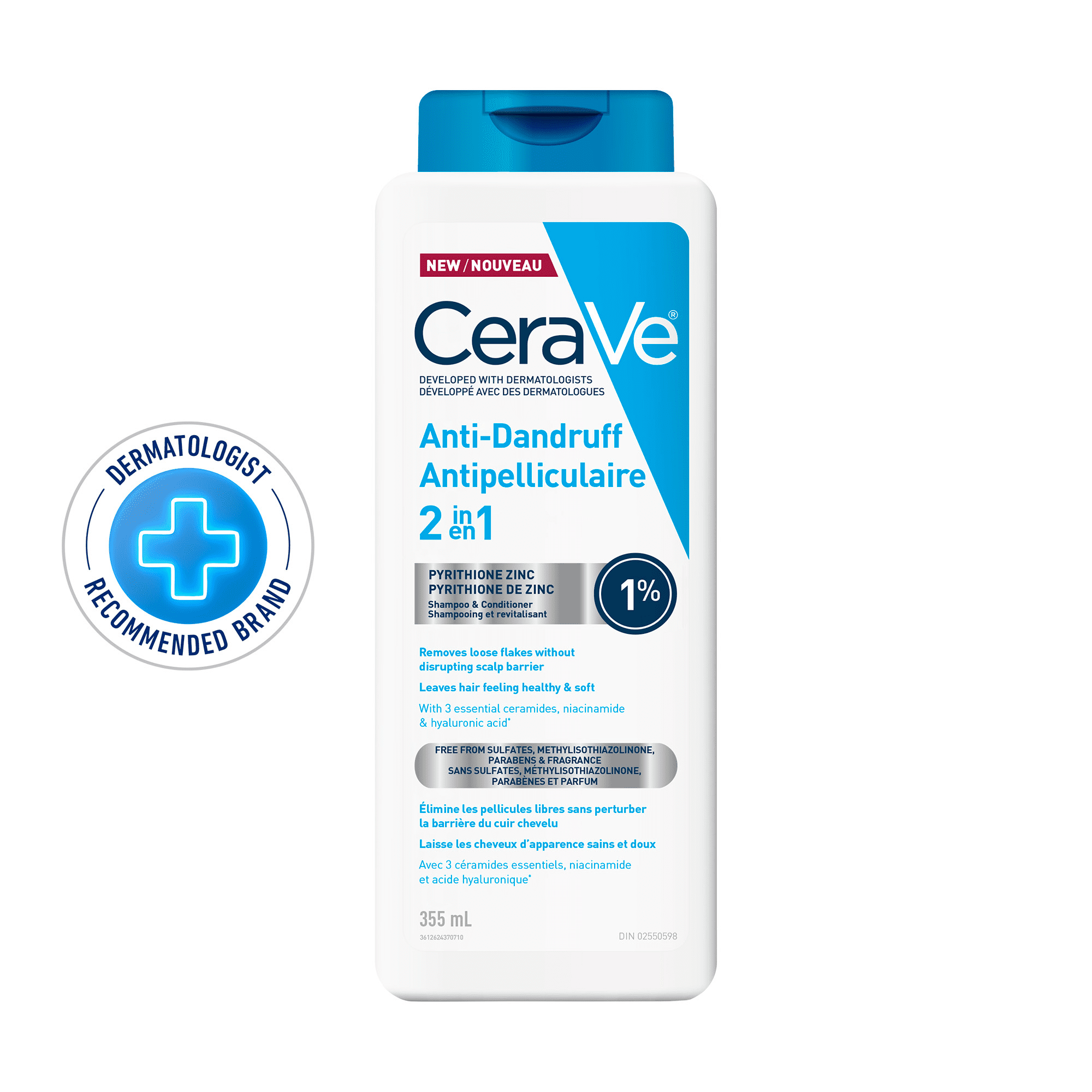 Click here for Cerave 2-In-1 Anti-Dandruff Shampoo And Conditione... prices