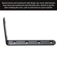 Bolt Dropper Steel L Brackets with Screws for Shelves - Wall Hanging ...
