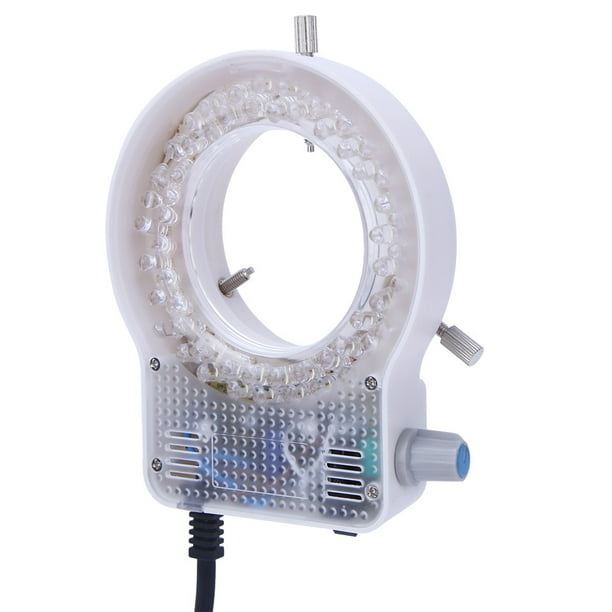 Microscope Lamp 60LED Adjustable Brightness Microscope Ring Light For ...