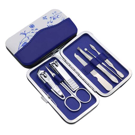 yingyy 7pcs/set Nail Clippers Trimmer Kit Professional Utility Carbon ...