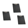 Folding Clipboard with Clear Internal Pocket Leather Clipboard Folder ...