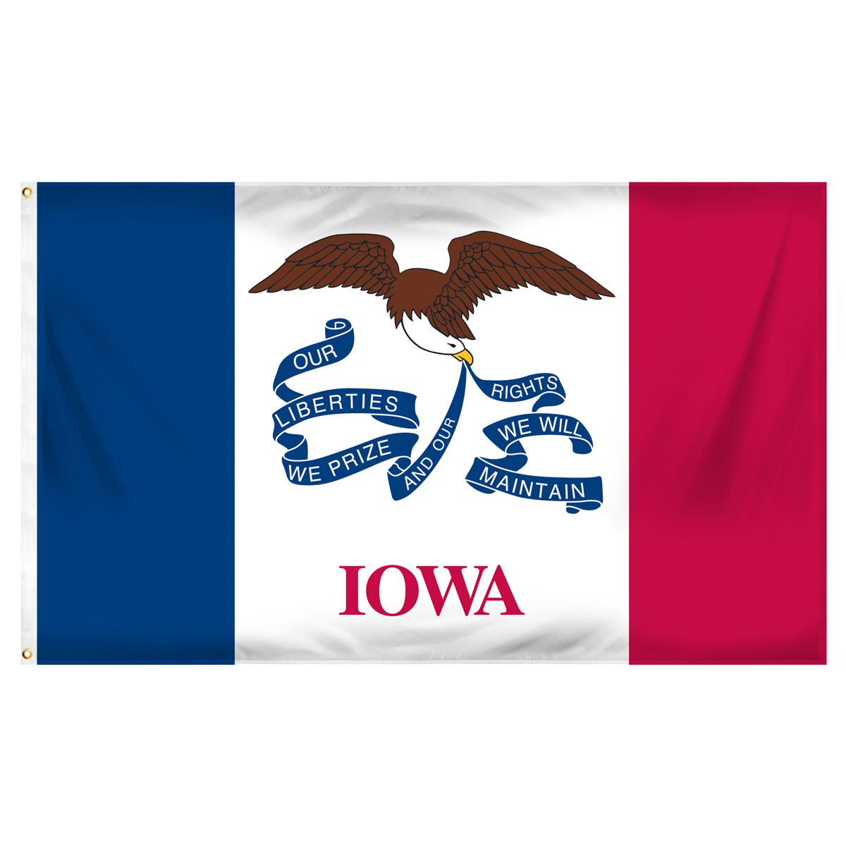 Iowa Flag 3ft x 5ft Printed Polyester Flag - Walmart.com