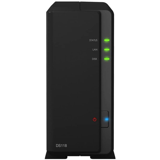 Synology 1 bay NAS DiskStation DS118 (Diskless) - Walmart.com