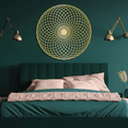 16-Inch Round 3D Spiral Geometric Metal Wall Art Sculpture, Modern ...