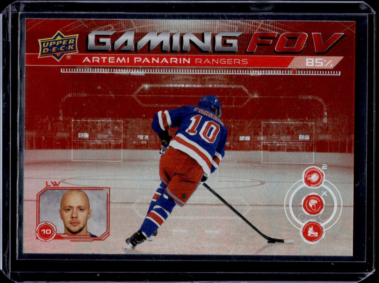 2024-25 Upper Deck Artemi Panarin #GFOV-14 Gaming FOV - Walmart.com