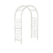 PANACEA 89088 Flat Top Arbor Black Burnished Bronze Finished Iron ...