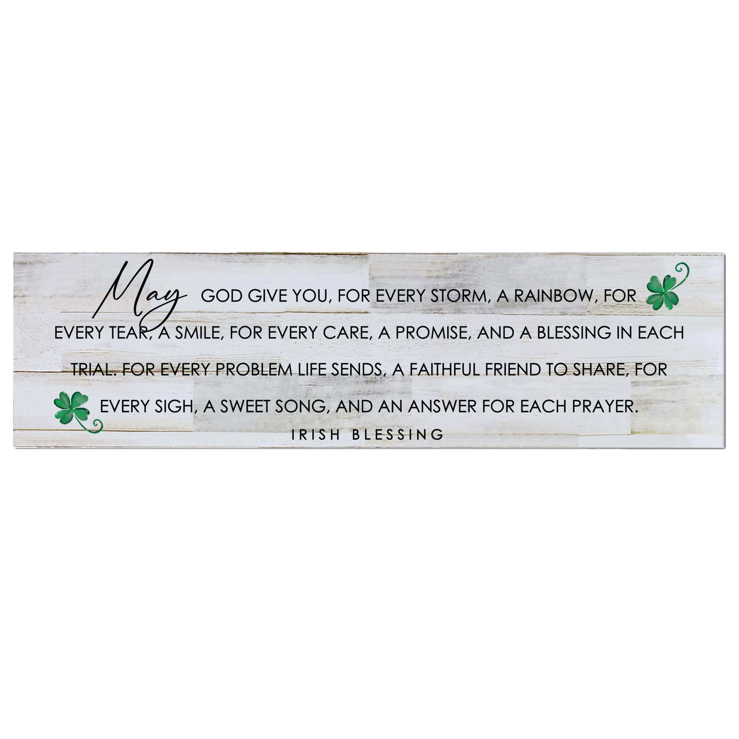 Lifesong Milestones St. Patrick's Day Irish Blessings Sign Home Wall ...