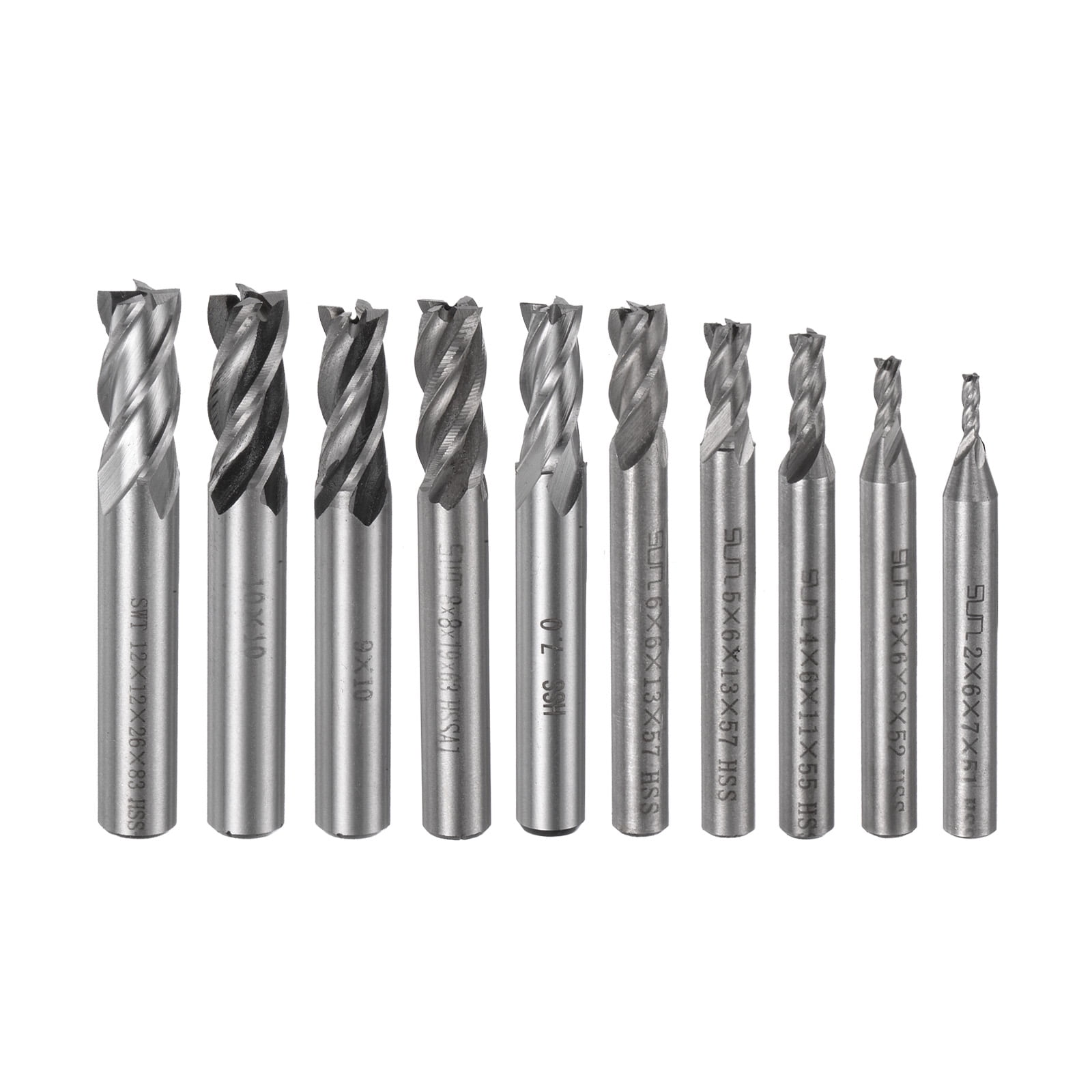 Click here for Uxcell Carbide End Mills Set 4-Flute 2mm 3mm 4mm 5... prices