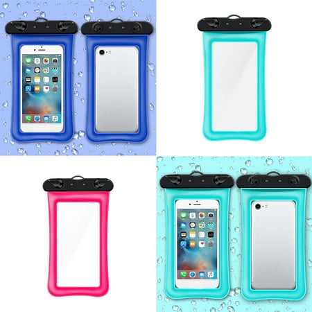 Smartphone Double Layers Sealed Bag Cell Phone Transparent Waterproof ...