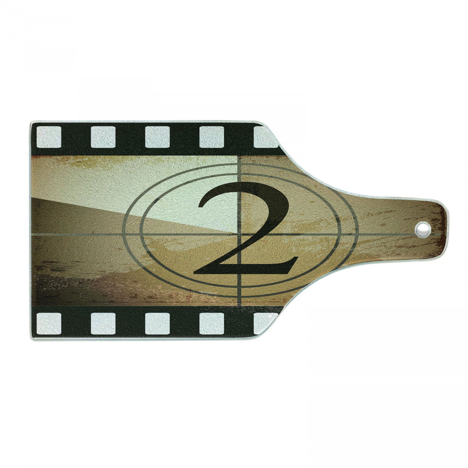 Movie Theater Cutting Board, Countdown Screen Illustration Number 2 on ...
