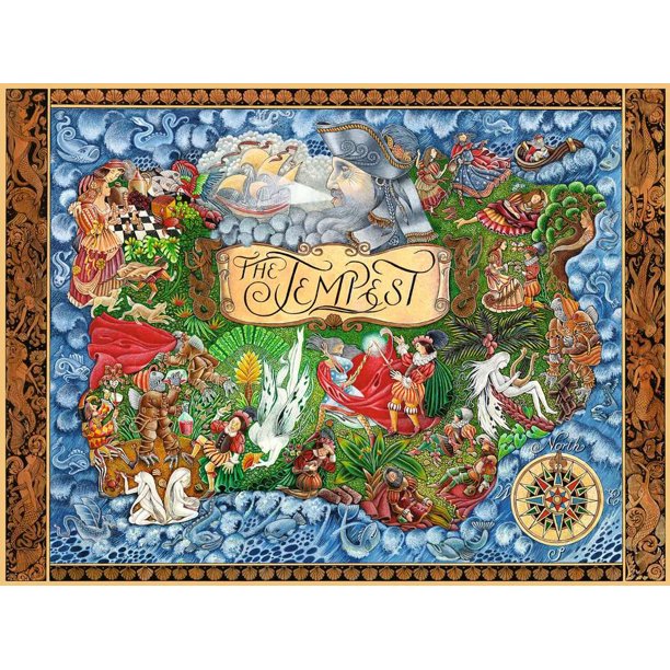 Jigsaw Puzzle for Adults 1000 Piece The Tempest Wooden Puzzles 29.5 X ...
