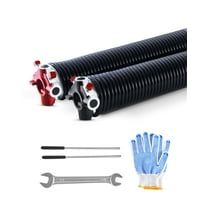 VEVOR Garage Door Torsion Springs, Pair of 0.218 x 2 x 24inch, Garage ...