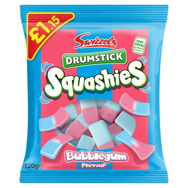 Smarties Squashies Juicy Gummy Foam Candy, Raspberry and Cream Flavor ...