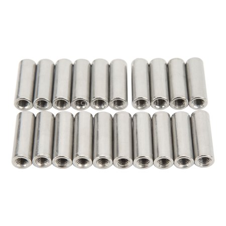 Coupling Nut Set, Practical 304 Stainless Steel M6 Sturdy Female Thread ...