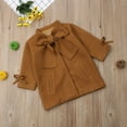 XIAXAIXU Toddler Kids Baby Girls Warm Wool Bowknot Trench Coat Overcoat Outwear Jacket - Walmart.com