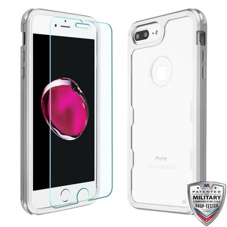 MYBAT Metallic Silver/Transparent Clear TUFF Lucid Plus Hybrid ...