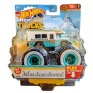 Hot Wheels Monster Trucks 1:64 Scale Demolition Doubles, Motosaurus vs Mega Wrex - Walmart.com