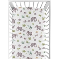 Sweet Jojo Designs Boho Rainbow Neutral Mini Crib Sheet, Fitted ...