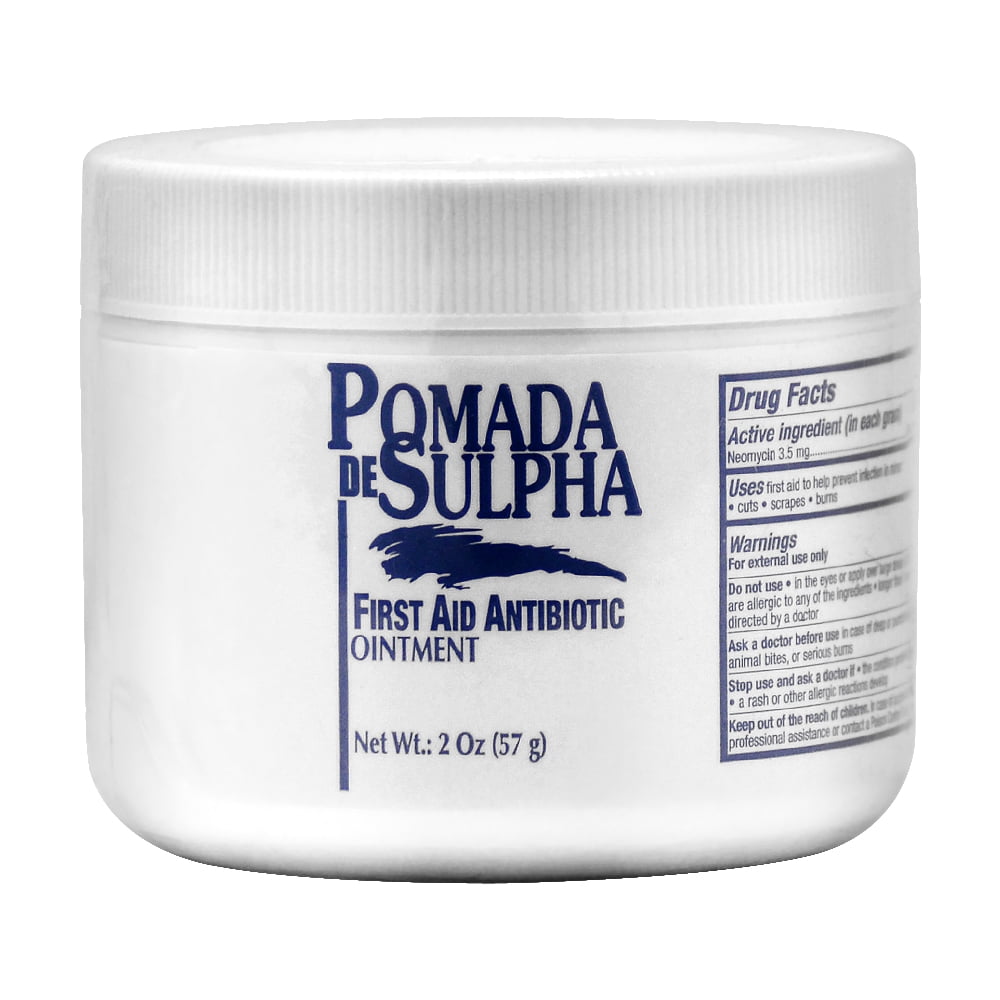 Pomada de Sulpha First Aid Antibiotic Ointment 2oz - Walmart.com