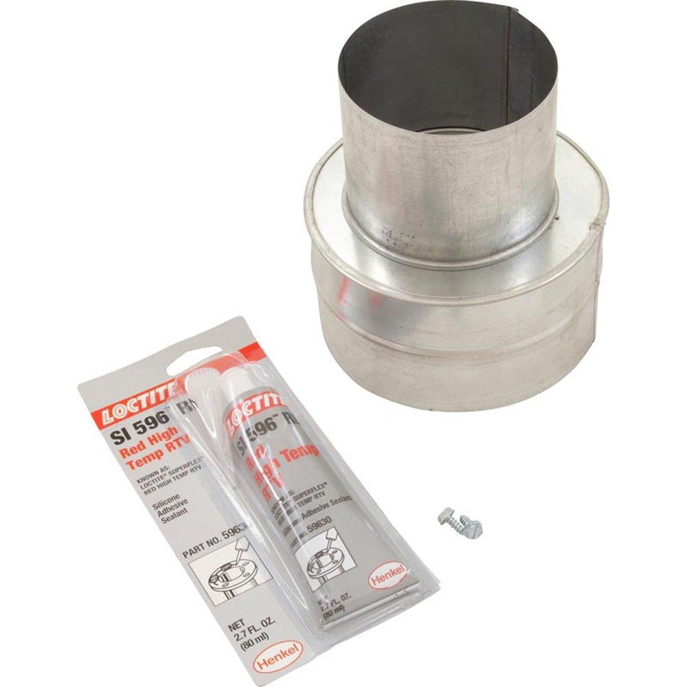 Pentair Heater 4in. x 6in. Metal Flue Collar 77707-0076 - Walmart.com