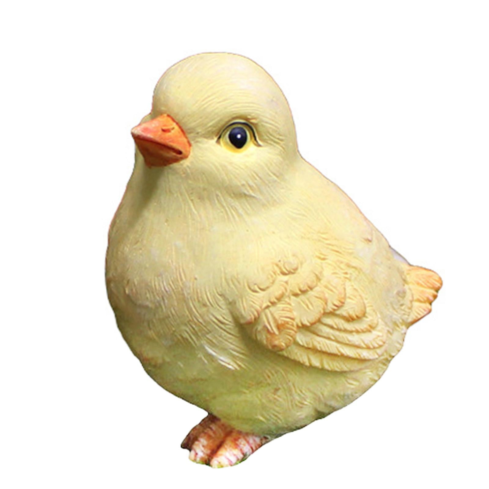 Garden Statues Chick Sculpture Art Adorable Animal Figurines for Lawn ...