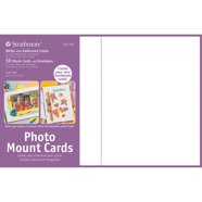 Strathmore Photo Mount Cards, 5in x 7in, White Classic Embossed, 50/Pkg ...