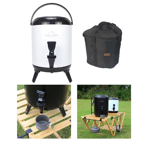 Portable Camping Insulation Hot and Cold Bucket with Tote Bag Camping ...