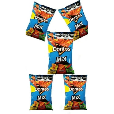 Doritos Triangle Shaped Pizza Flavored Chips - Pizzerolas Box of 5 Bags ...