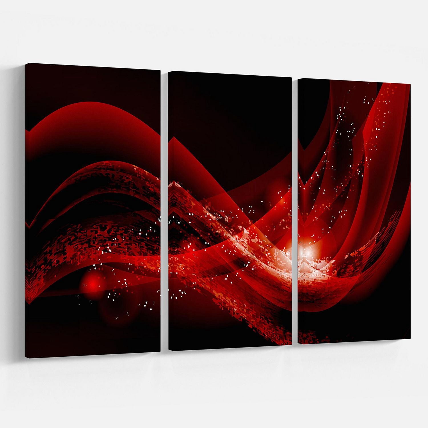 Designart Dark Red Vector Canvas Wall Art - Walmart.ca