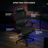 RESPAWN Specter Full Mesh Ergonomic Gaming Chair, in Onyx Black (RSP ...