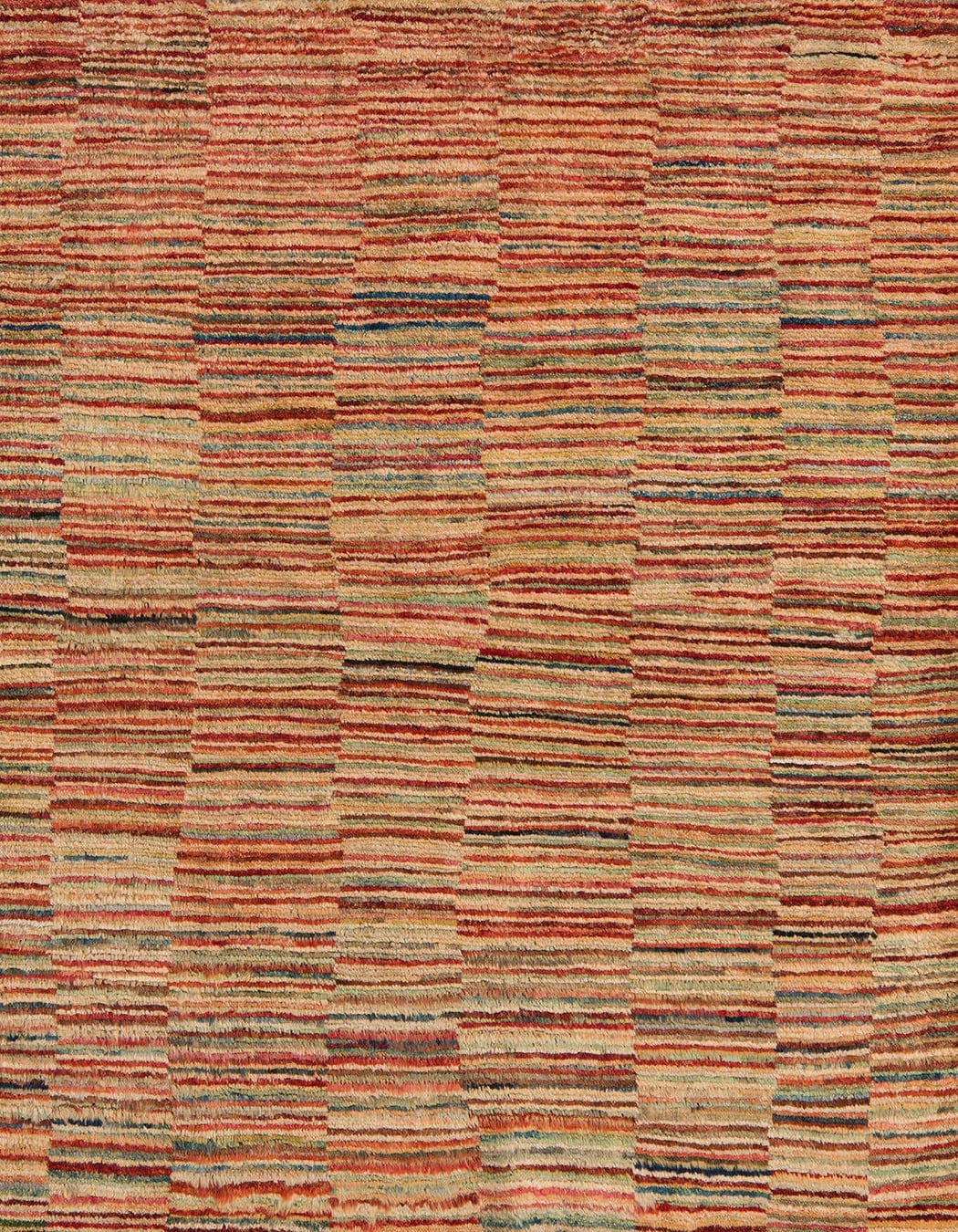 Ahgly Company Indoor Rectangle Abstract Gold Abstract Area Rugs, 8' x ...