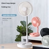 Portable Pedestal Fan, Foldaway Standing Fan Foldable Desk Fan, Remote ...