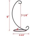 10 Packs of Ornament Display Stand Holder Iron Hanging Rack for Hanging ...