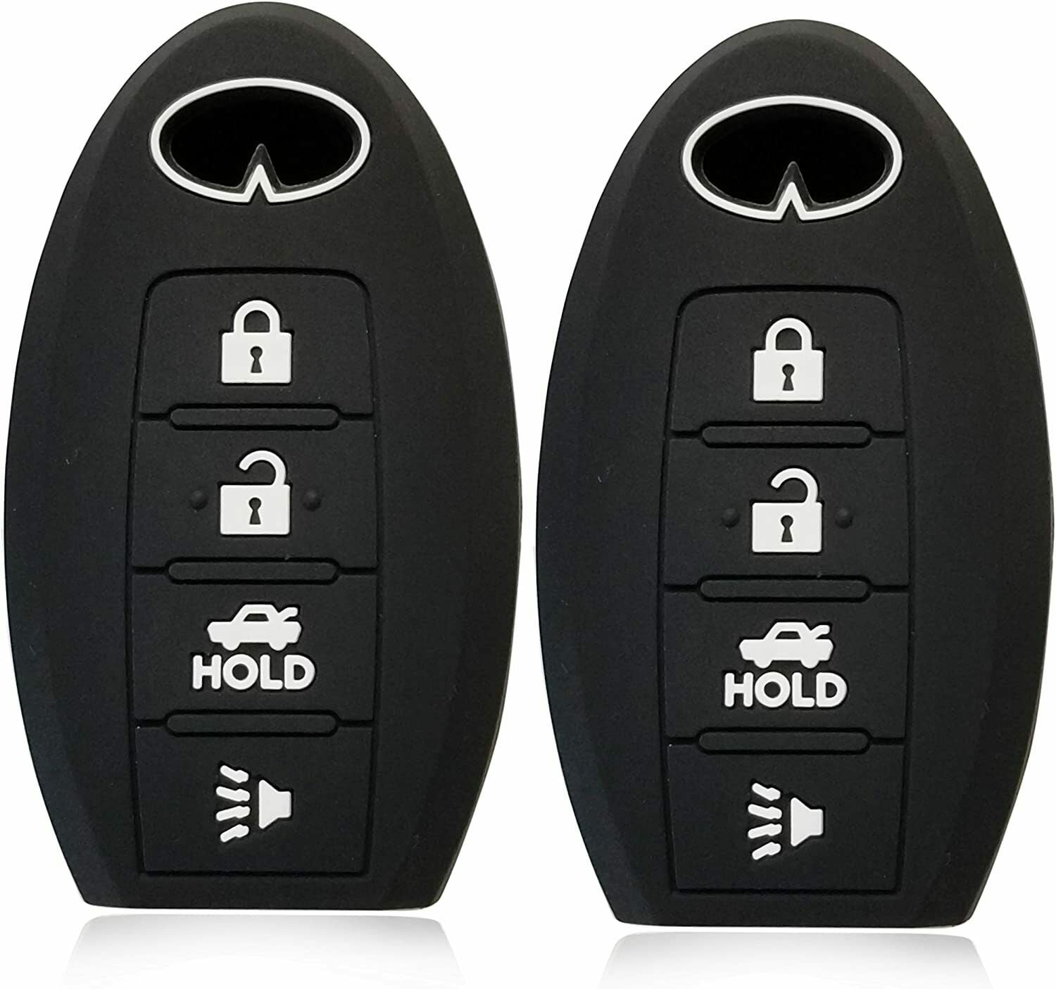 Silicone Case Keyless Entry Fob Remote Cover for Infiniti Q50 Q60 QX60 ...