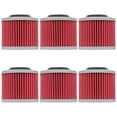 Caltric Oil Filter 6 Pack for BMW F650GS Dakar 650 652 2001-2007 11-41 ...