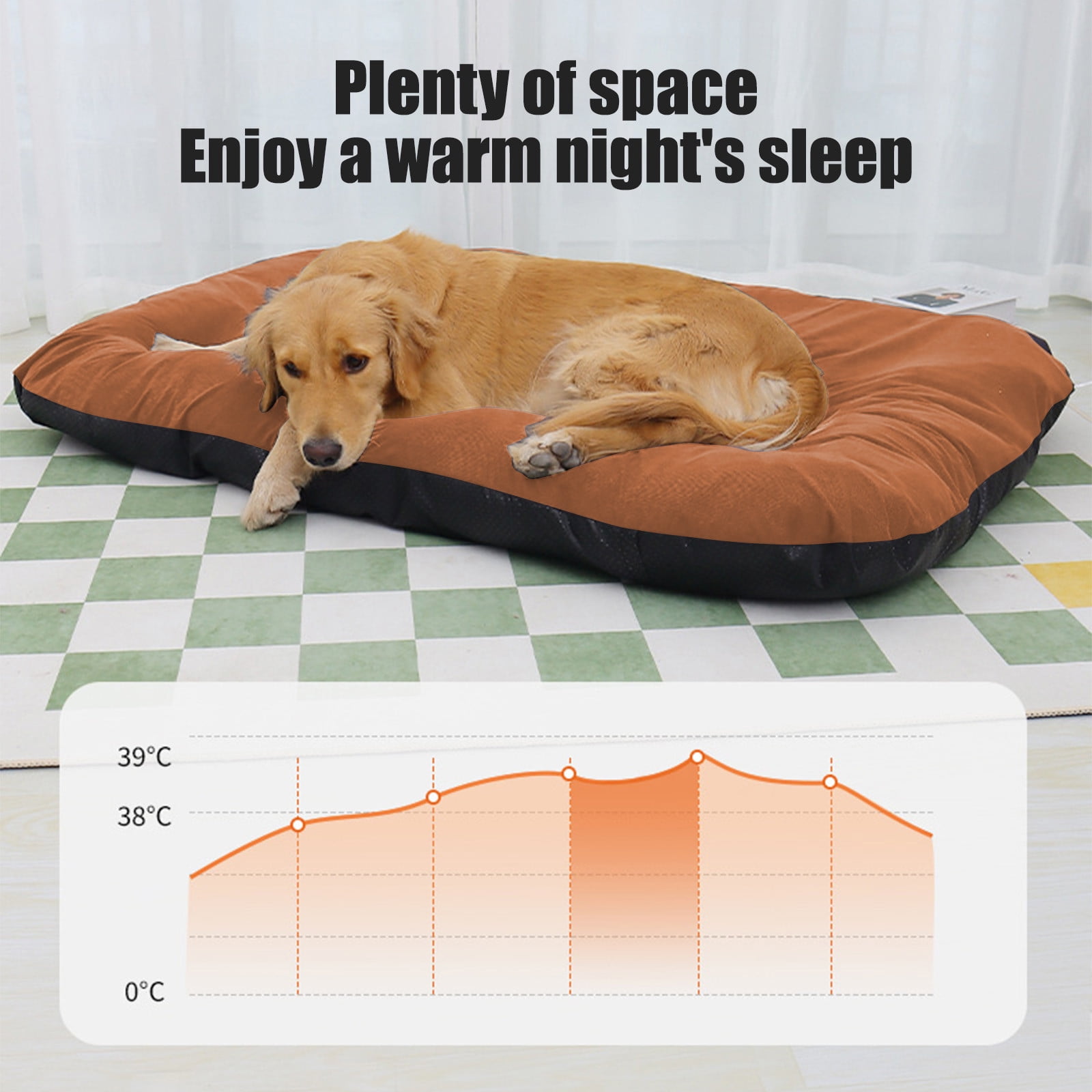 Click here for Pampering Pads Dog Bed  Washable Dog Bed Deluxe Pl... prices