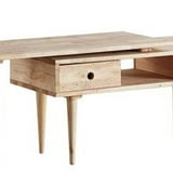 Elegant Coffee Table & Extension Top, Natural - Walmart.com