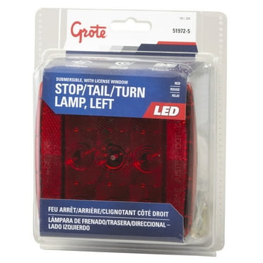 Grote BACK-UP LAMP, OVAL, SINGLE LED, FEMALE PIN (62751) - Walmart.com