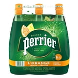 Perrier L’Orange Sparkling Carbonated Water – 6x1 L Bottle, 6 x 1L ...