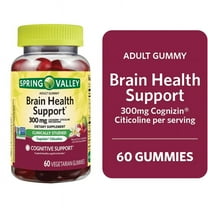 Spring Valley 4-Function Brain Support Dietary Supplement, 60 Count ...
