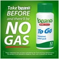 Beano To Go, Anti-Gas and Stomach Bloating Relief Digestion Pills,12 ...