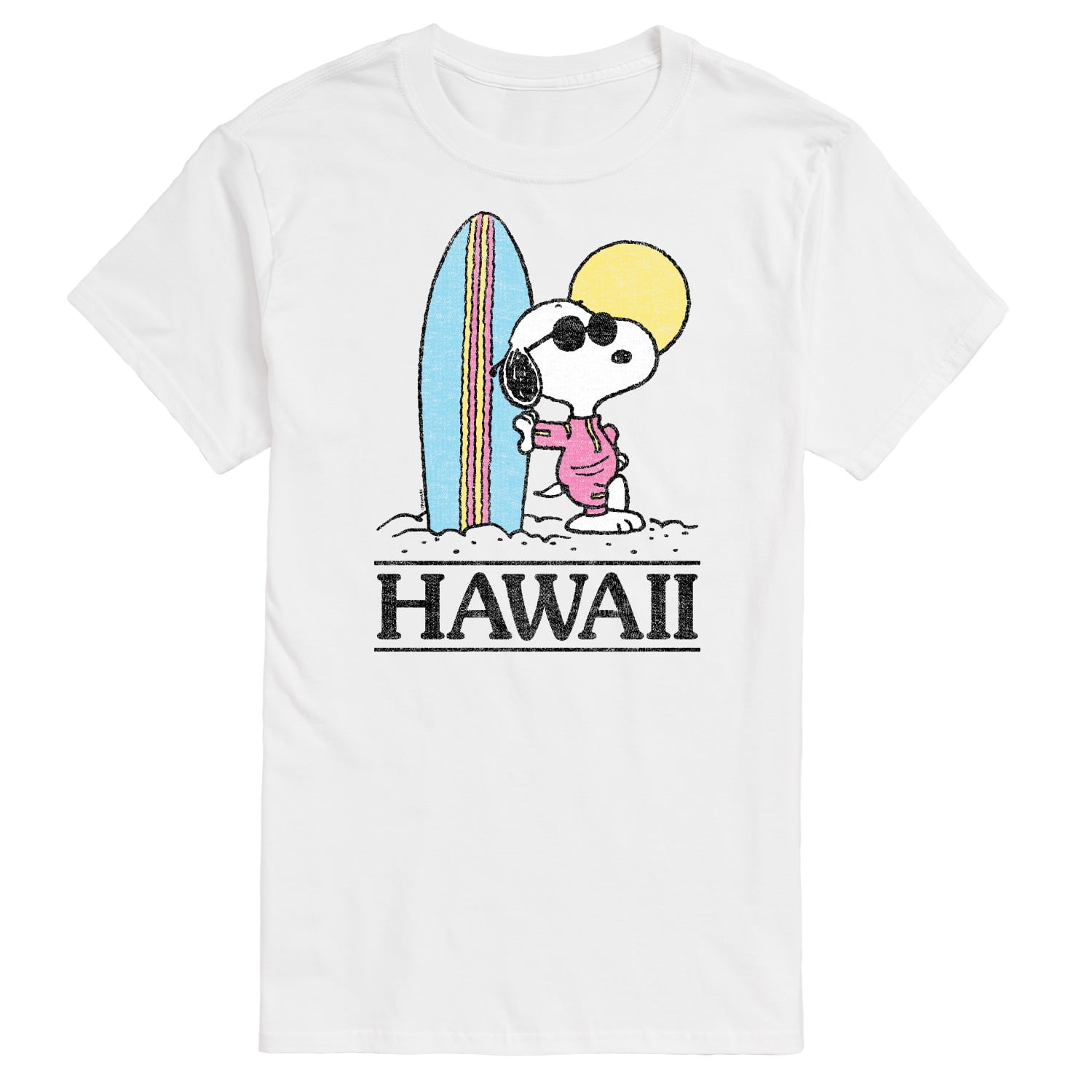 Peanuts - Hawaii - Men's Short Sleeve Graphic T-Shirt - Walmart.com
