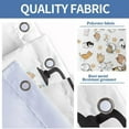 Coxila Cute Cat Polyester Shower Curtain, 60'' x 72'' - Walmart.com