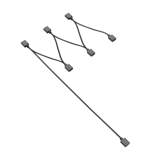 3PIN ARGB Connectors Cable ARGB Splitter Cable for Multiple LED Fan ...