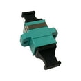 Mpo Multimode Om3 Adapter Key Upkey Down With Flange Aqua 8 Pack